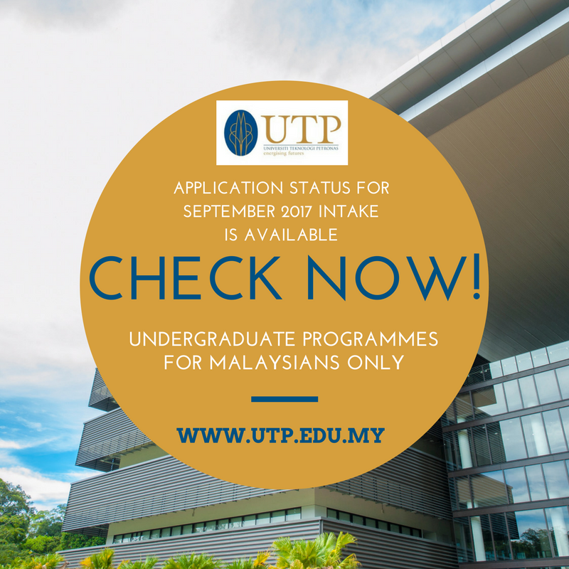 Undergraduate Programmes For September 2017 Intake 2017 Malaysian Only